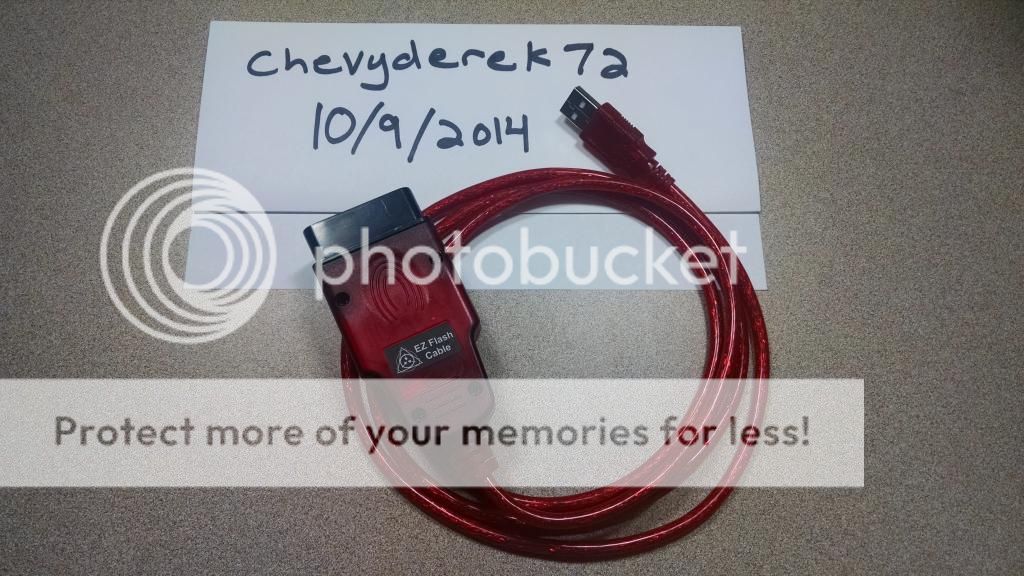 FS - Red Trifecta EZ Flash Cable | Chevrolet Cruze Forums
