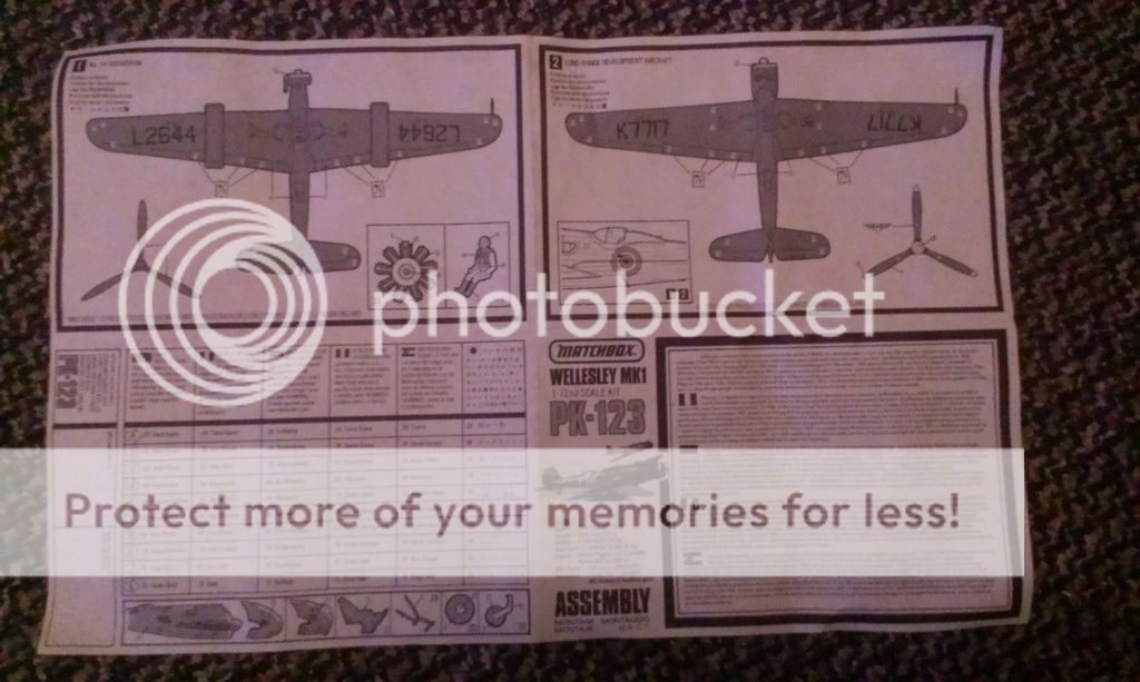 Vickers Wellesley L7717 (Matchbox 72nd) - Work in Progress - Aircraft ...